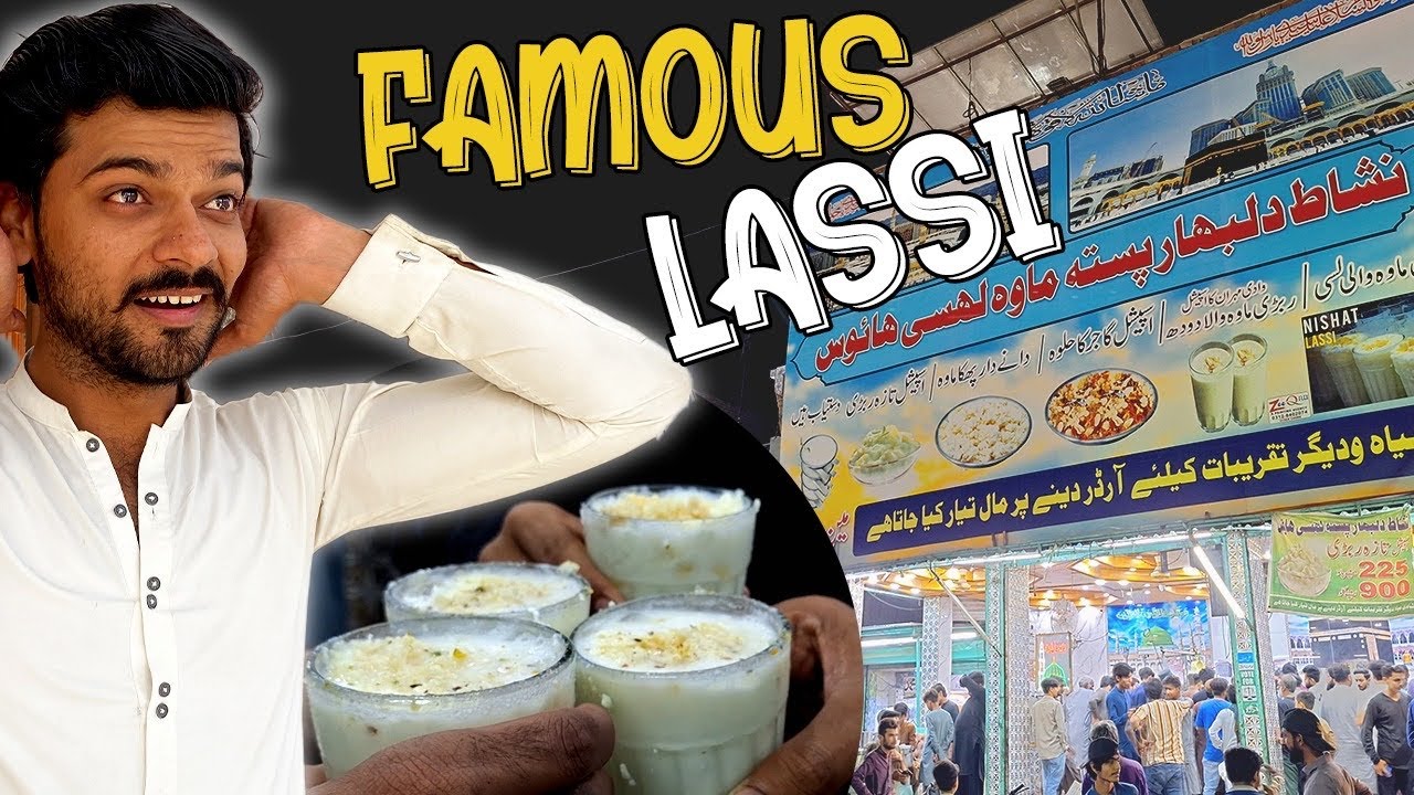 Hyderabad ki famous lassi 🥰 | owner ka interview liyah | Asad Zafar ...