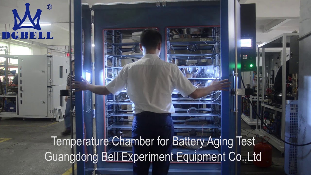Temperature Chamber for Battery Aging Test - YouTube