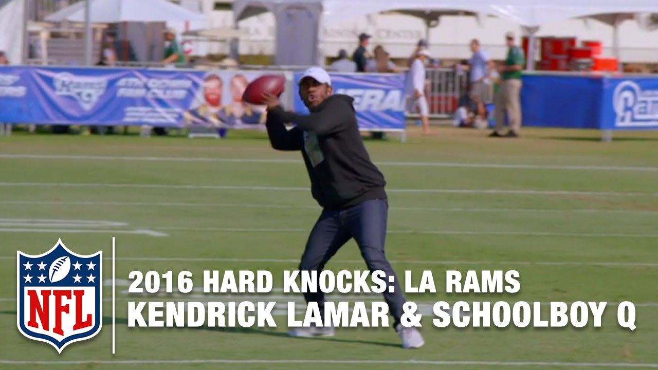 Kendrick Lamar & ScHoolboy Q Show off Their Football Skills | Hard ...