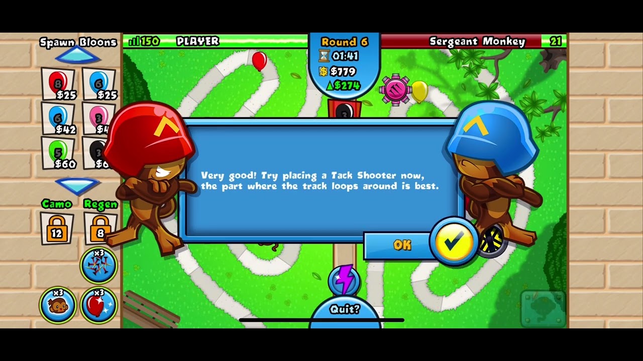 Btd battles gameplay - YouTube