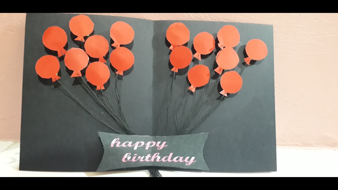 3d balloon card||Birthday Penpal ideas - YouTube