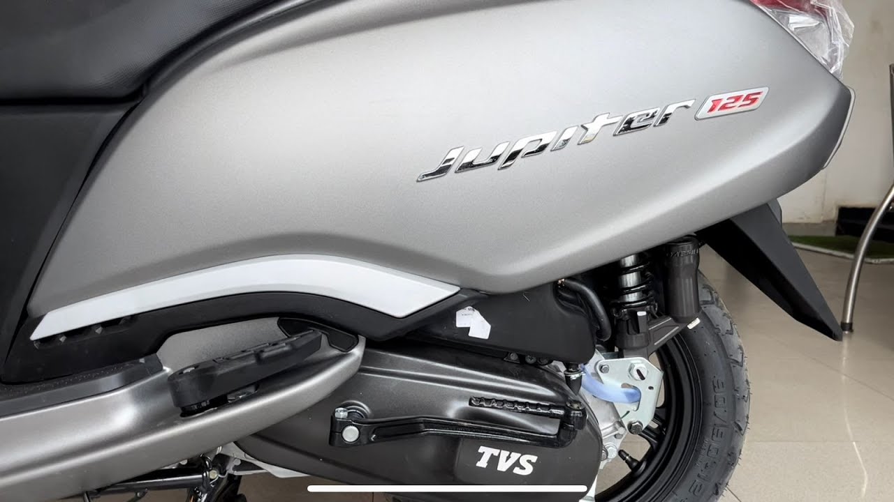New TVS Jupiter 125 Grey Featues Updates Review - YouTube