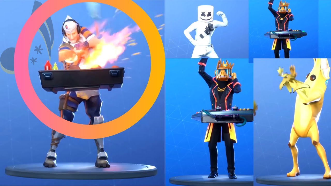 Top 10 Best Fortnite Dances,Emotes And Nice Skins(Fortnite Battle ...