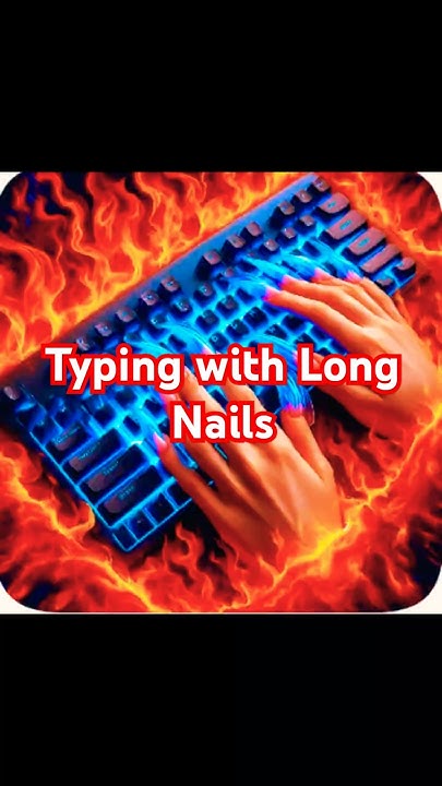 Typing with Long Nails? This Keyboard Cover Changes Everything - YouTube