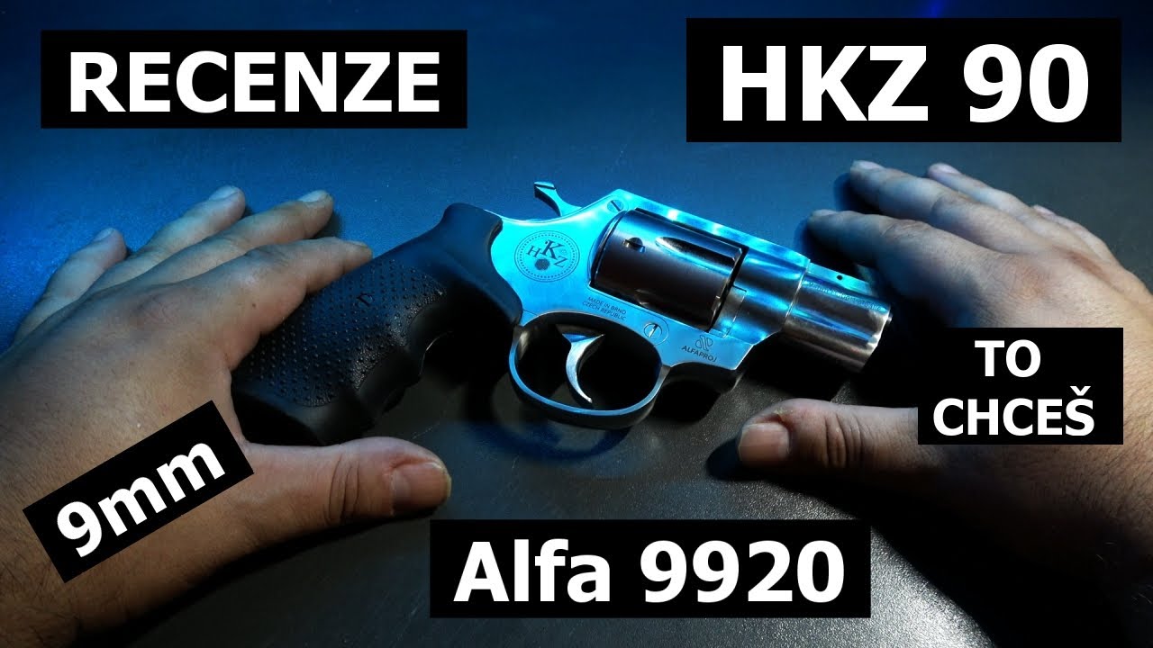 🔥HKZ 90🔥 - Recenze revolveru 9920 Alfa 9mm Flobert - YouTube
