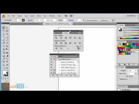 Illustrator Basic - Workspace - YouTube