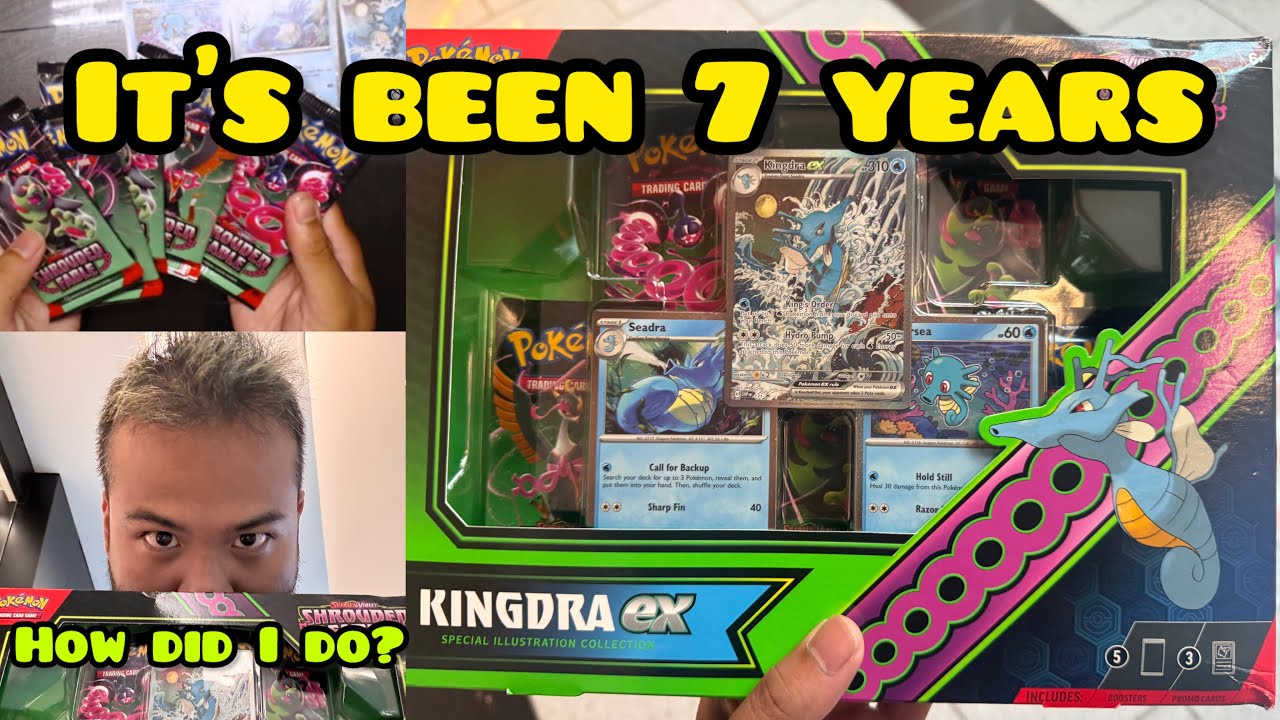 Shrouded Fable Pulls- Kingdra EX Collection (It's Been 7 Years ...