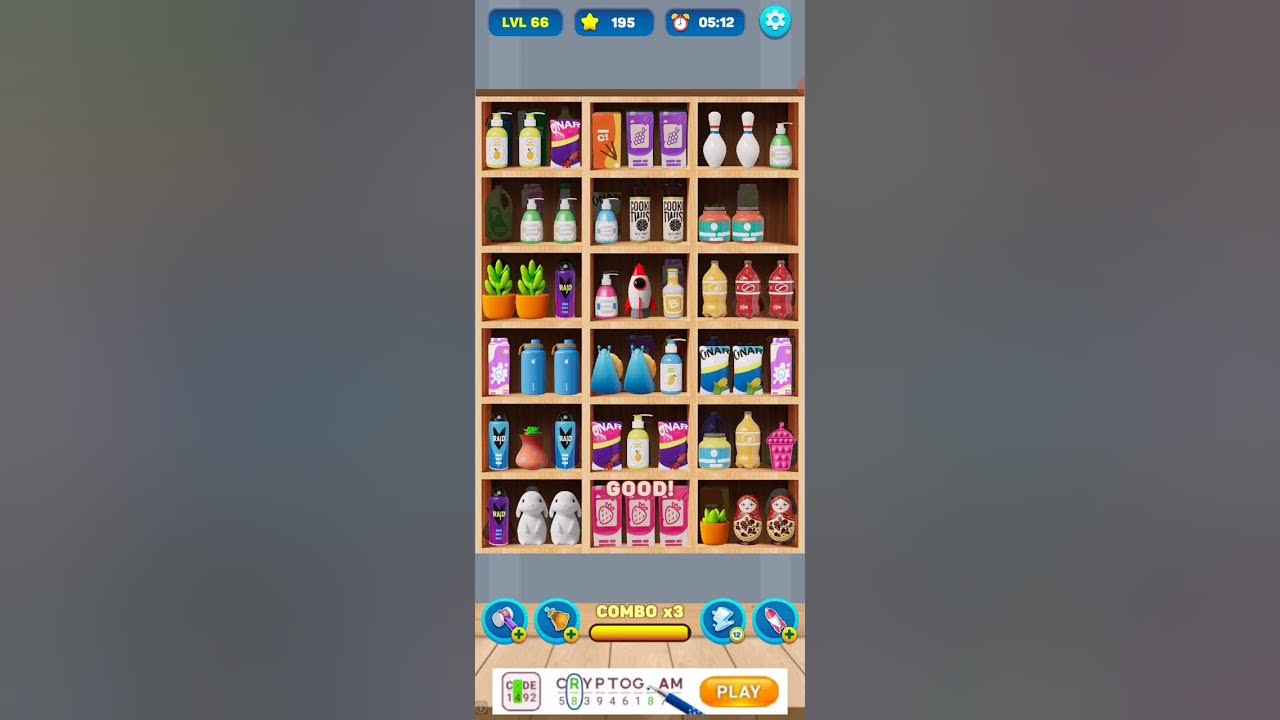 Stuff Sort - Sorting Master Level 66 Gameplay Walkthrough Android IOS - YouTube