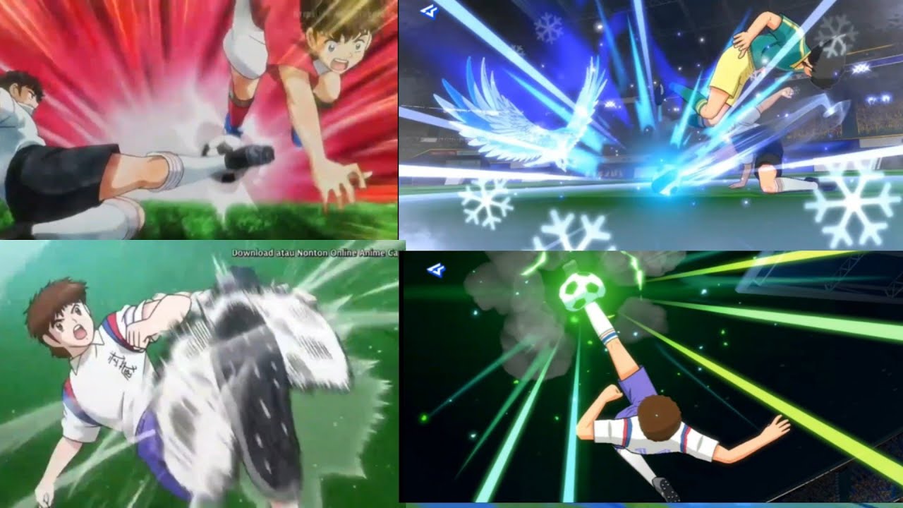 Captain Tsubasa Anime vs Captain Tsubasa Ace (skill) - YouTube