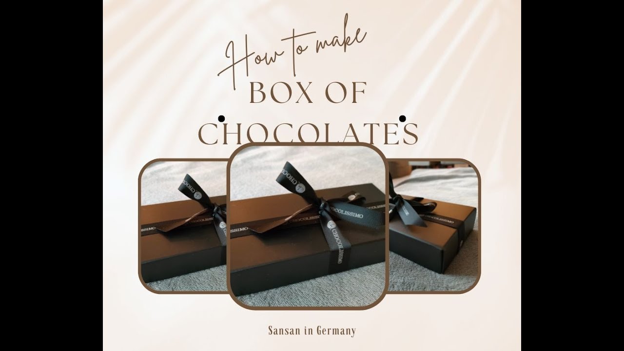 How to make a box of chocolates - YouTube