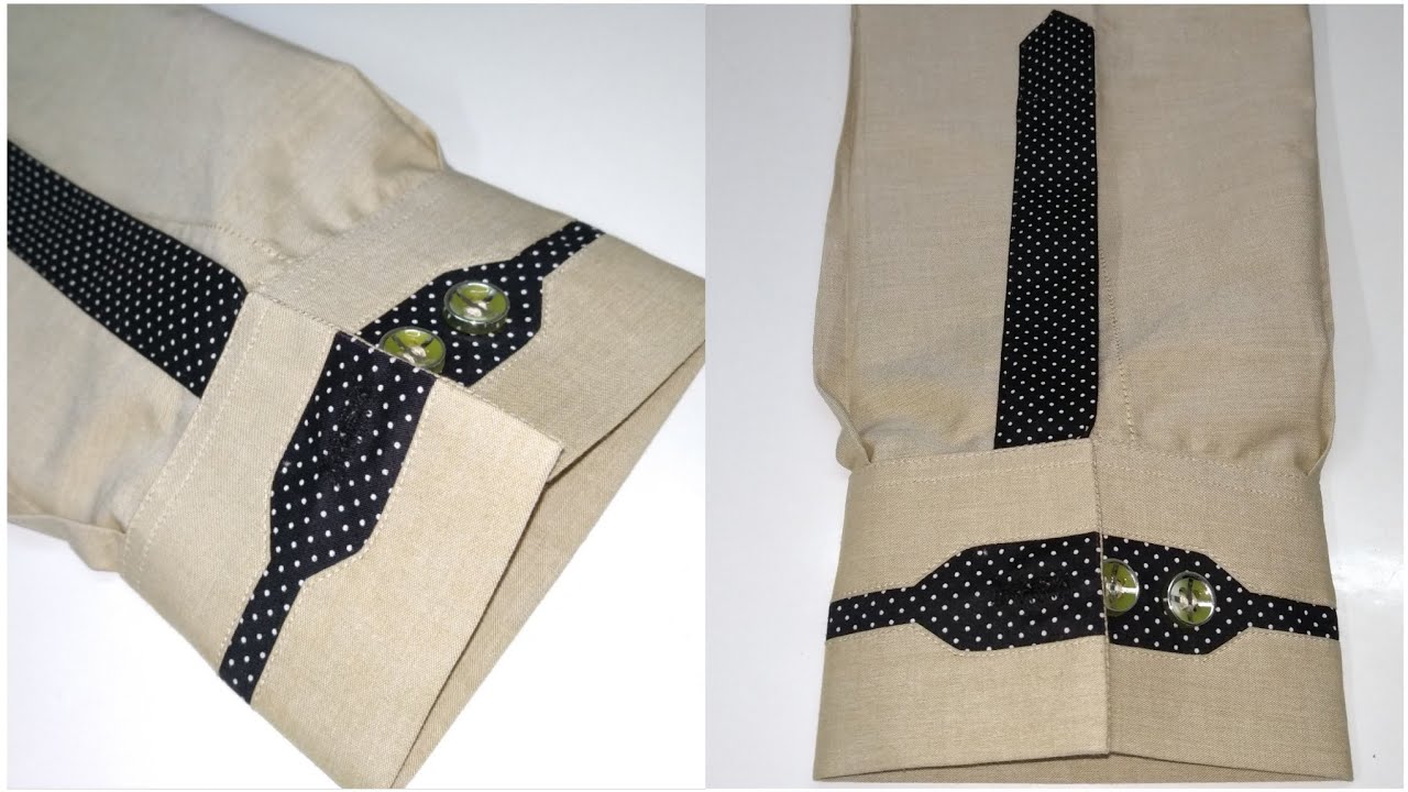 Designer Shirt sleeve Cuff | Cuff Design - YouTube