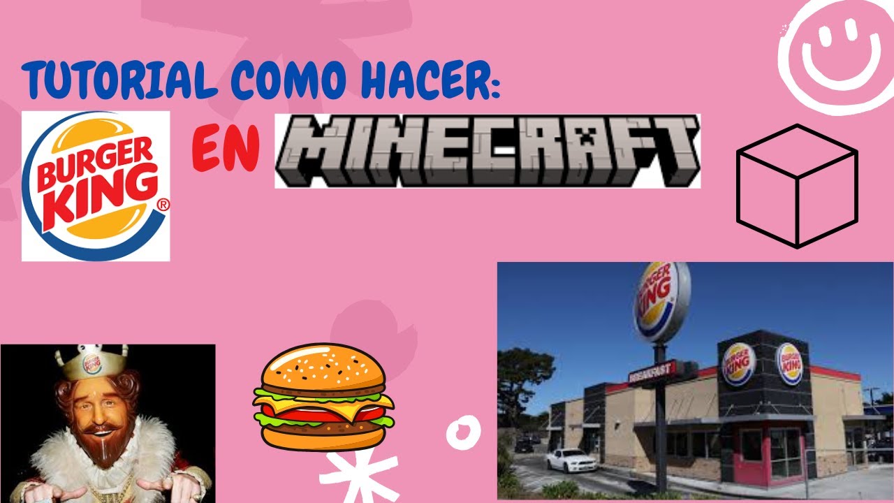 Tutorial como hacer Burger King en Minecraft - YouTube