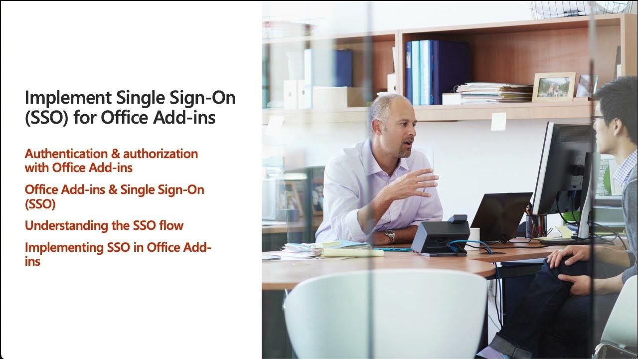 Using Single Sign-On (SSO) with Office Add-ins - YouTube