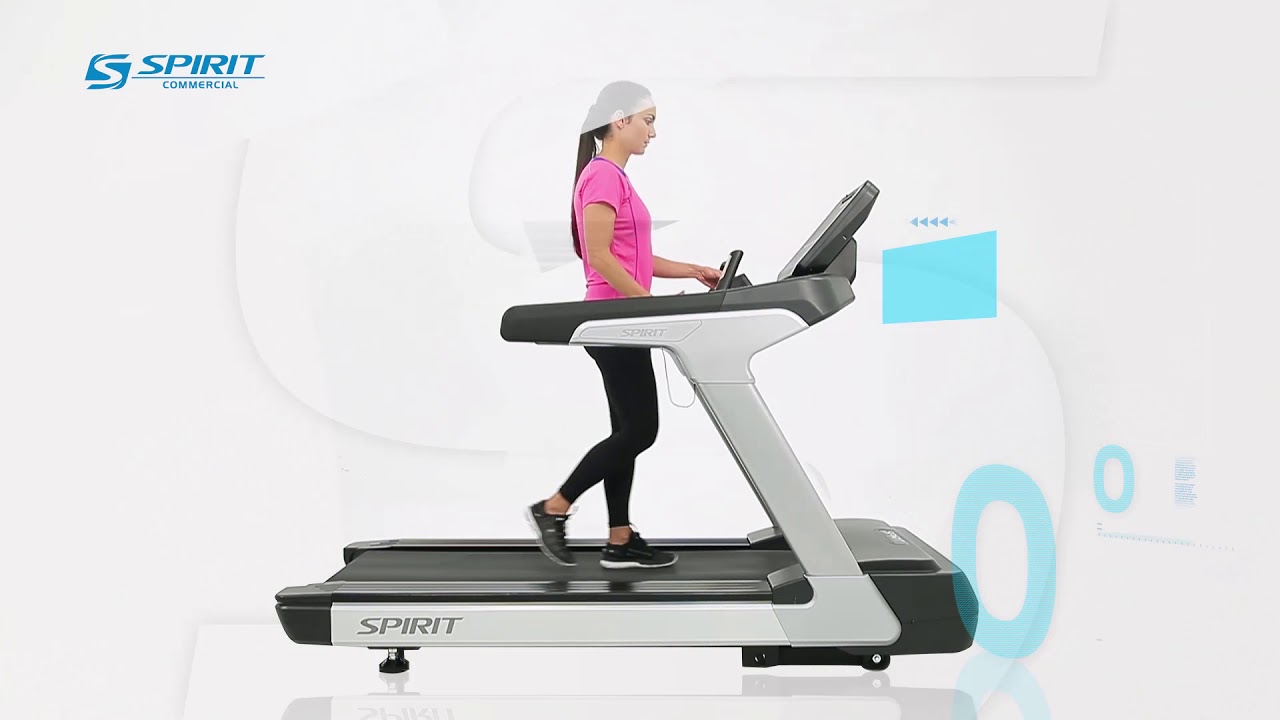 Spirit commercial Treadmill CT900 - YouTube