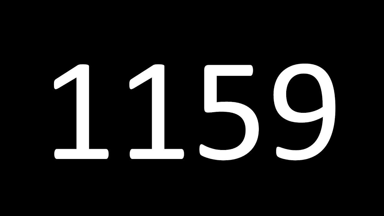 1159 YouTube