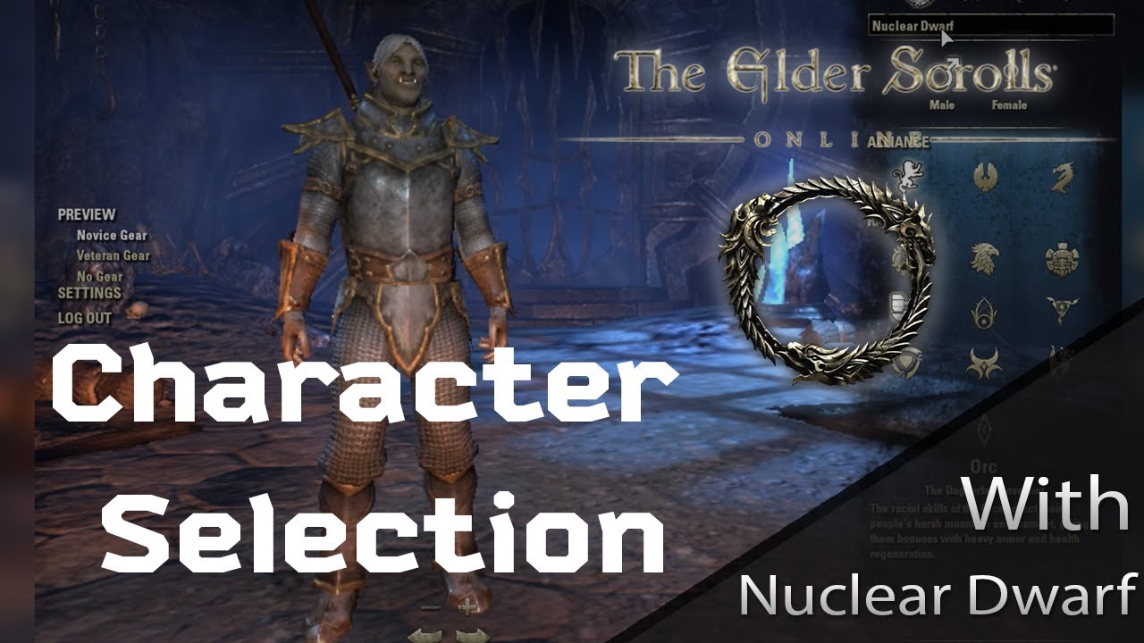 The Elder Scrolls Online #1: Character Creation - YouTube