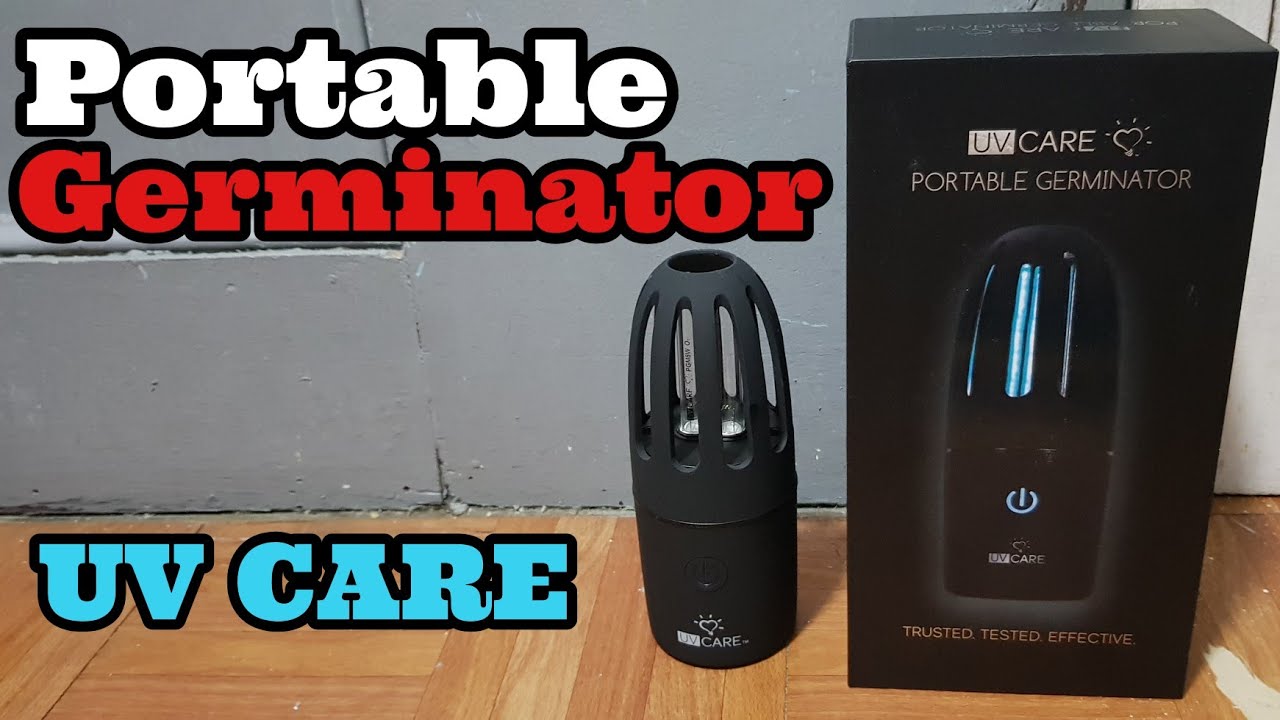 Portable Germinator from UV CARE (HOME UV Sterilization) - YouTube