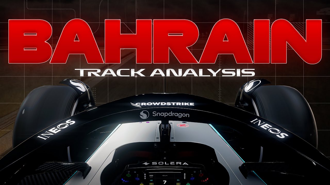 F1 23 Bahrain Track Analysis - YouTube