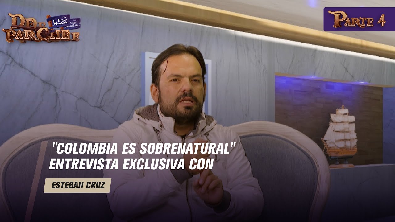 "Colombia es sobrenatural" entrevista exclusiva con Esteban cruz - YouTube