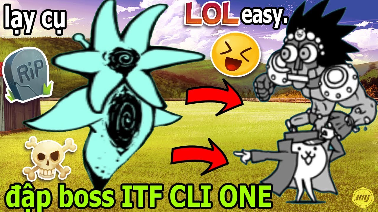 The Battle Cats - QUÁ DỄ ĐÁNH BẠI CLI ONE INTO THE FUTURE, MÈO JOTARO ...