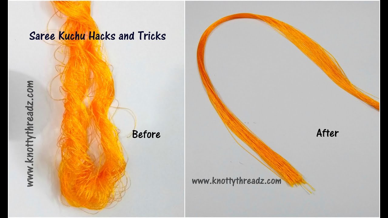 Saree Kuchu Tricks and Hacks | Must Know | How to Straighten the ...