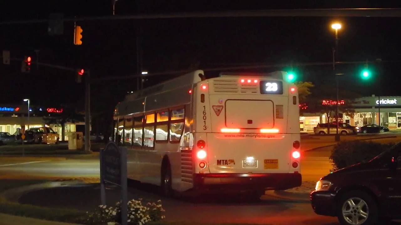 MTA Maryland: 2016 New Flyer XD40 (Hybrid) #16013 @ Route 40 - Walmart ...