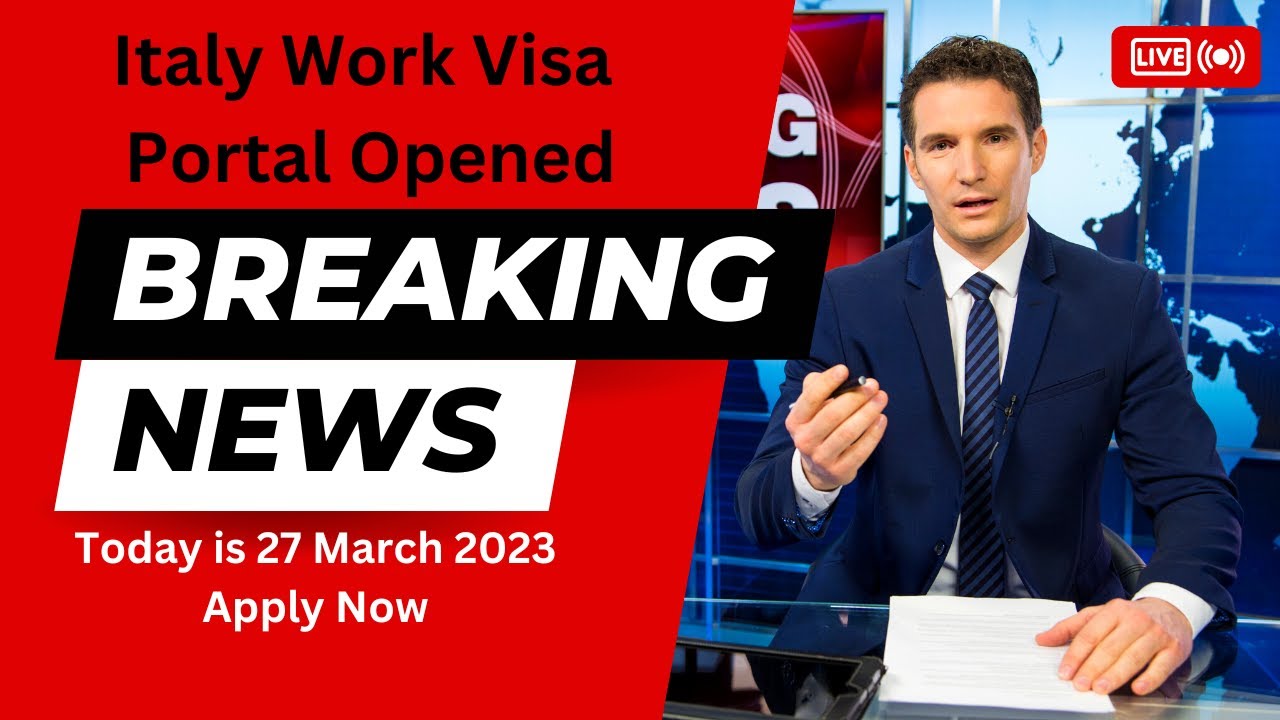 Apply Italy Work Visa Online Eu Immigration Portal Opened - YouTube