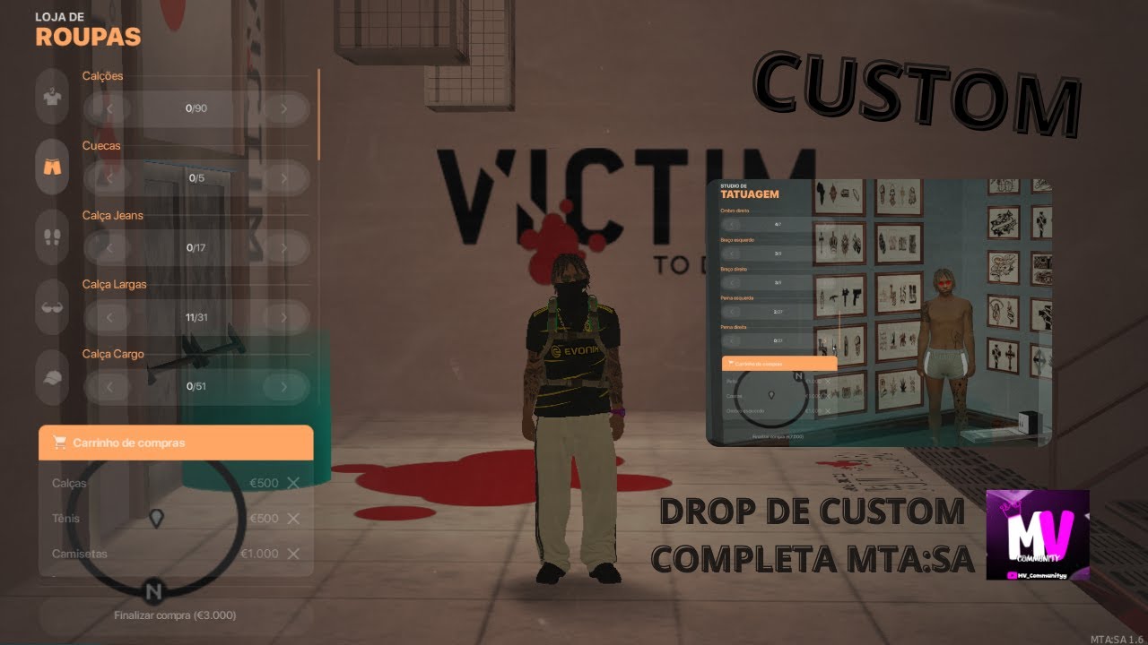 CUSTOM PERSONALIZADA COMPLETA PARA MTA:SA - MV COMMUNITY - YouTube
