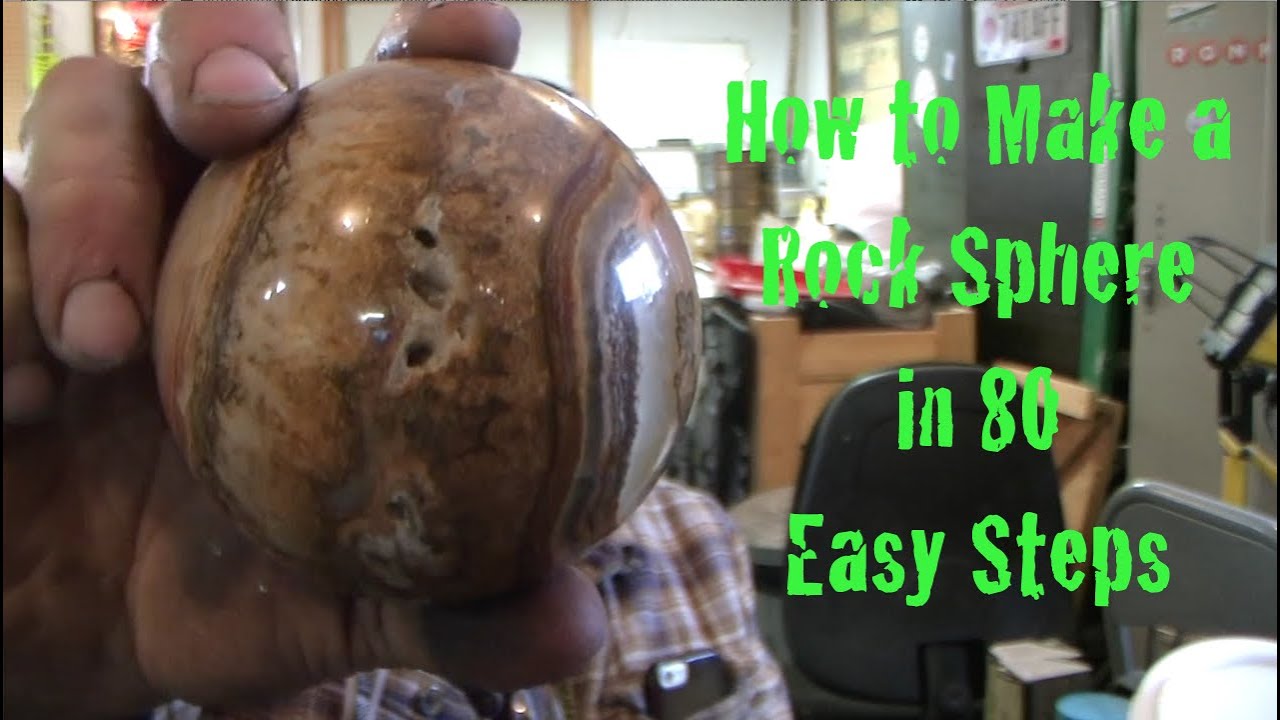 How To Make A Rock Sphere Start to Finish - YouTube