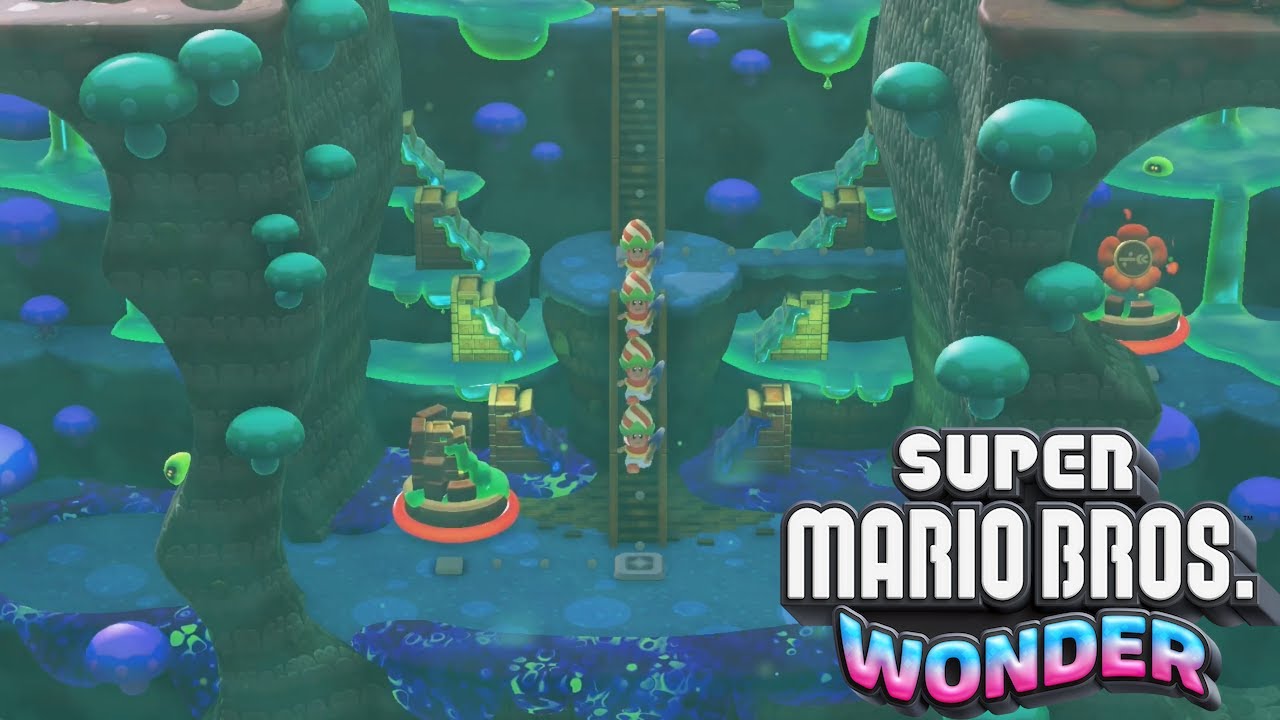 Super Mario Bros. Wonder - Completing Fungi Mines - YouTube