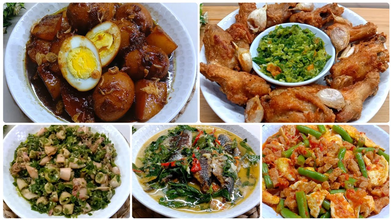 5 Resep masakan untuk ide menu sehari-hari, mudah dan enak - YouTube