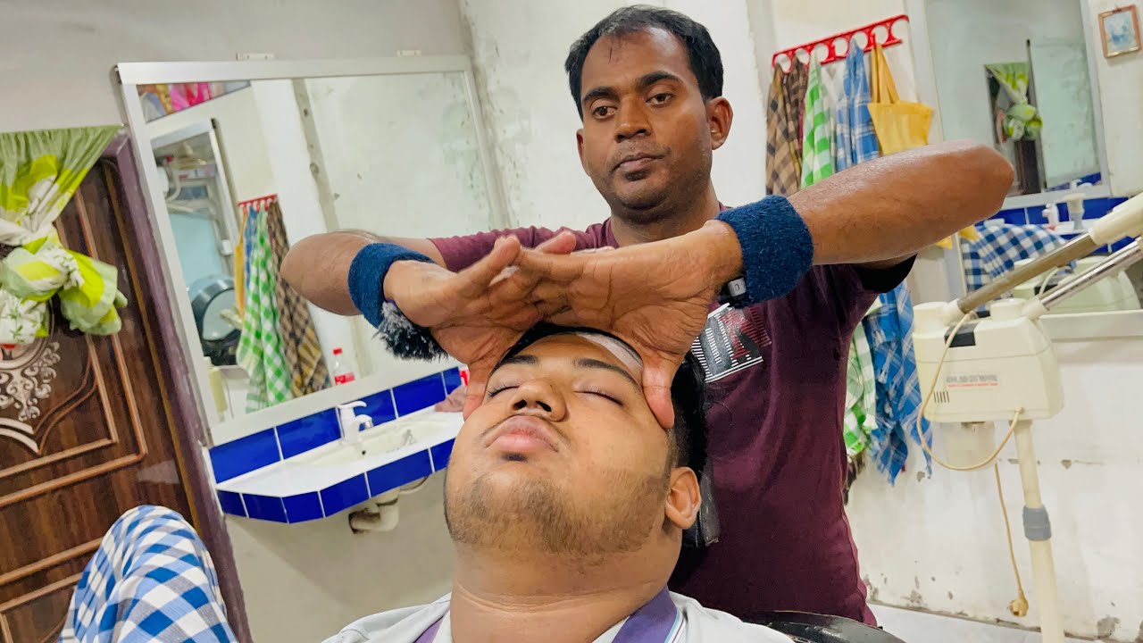 Worlds Best Head And Upper Body Massage By Barber Shanto Das Episode 12