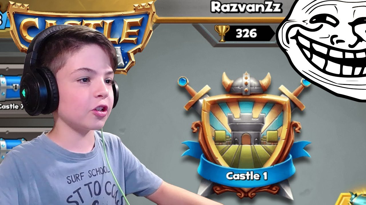 TROLL IN CASTLE 1 😂😂😂 - Castle Crush - YouTube