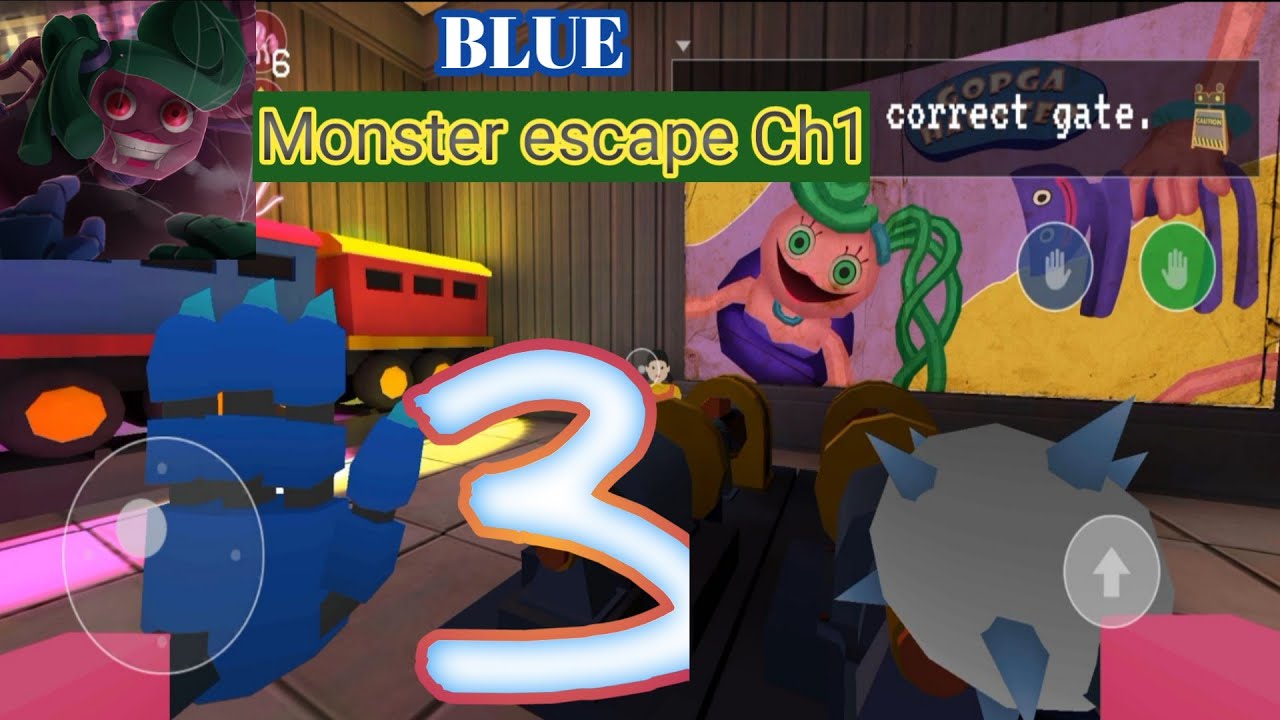 Blue Monster Escape Chapter 1 #3 Gameplay | Mr Erig | ( no commentary ...