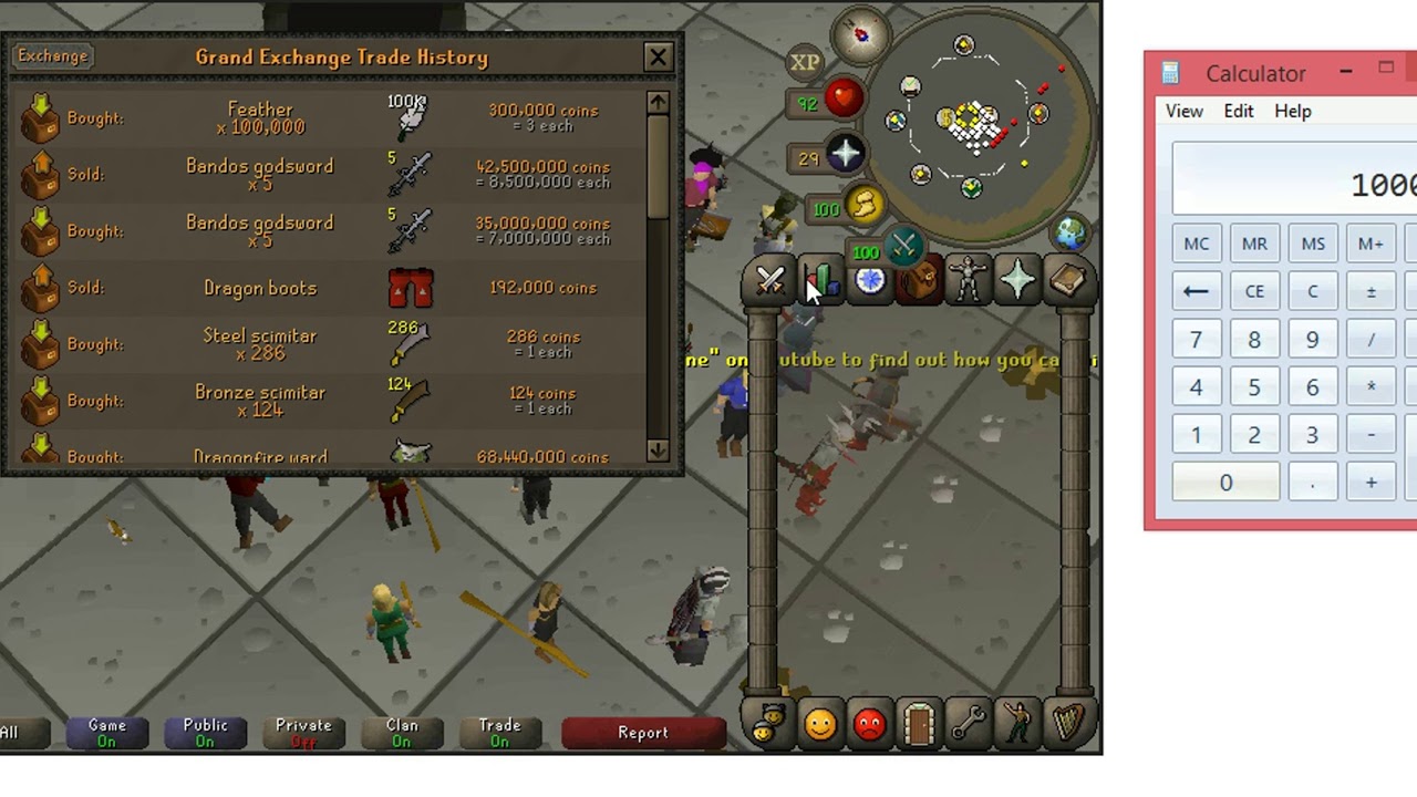 Osrs: MADE 60M MERCHING ON GRAND EXCHANGE!!!!!!!!!!!!! - YouTube