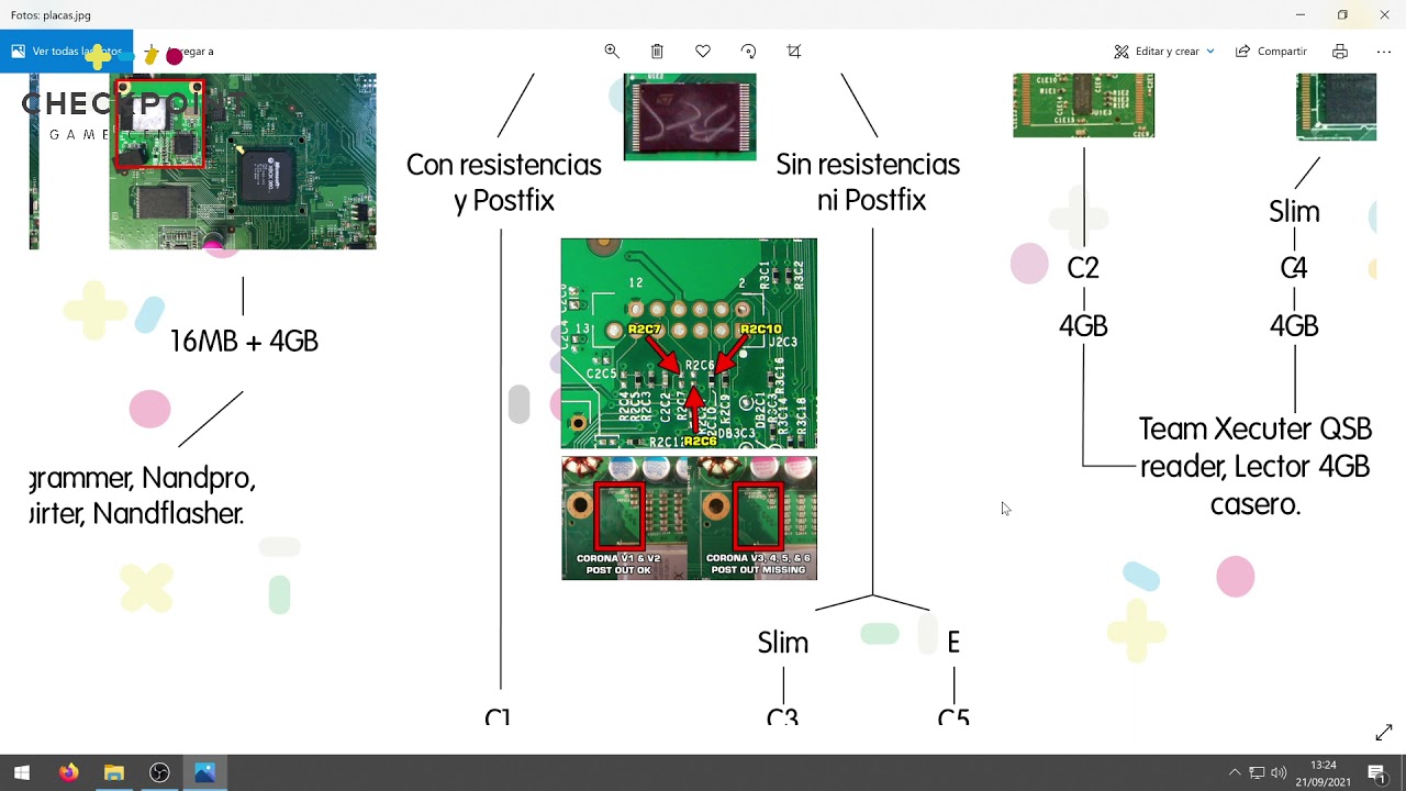 Identificar placas Xbox 360 - YouTube
