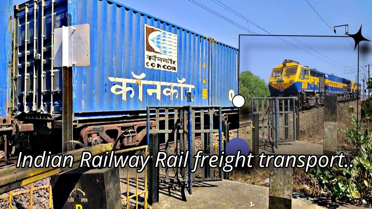 Indian Railway Rail freight transport.. - YouTube
