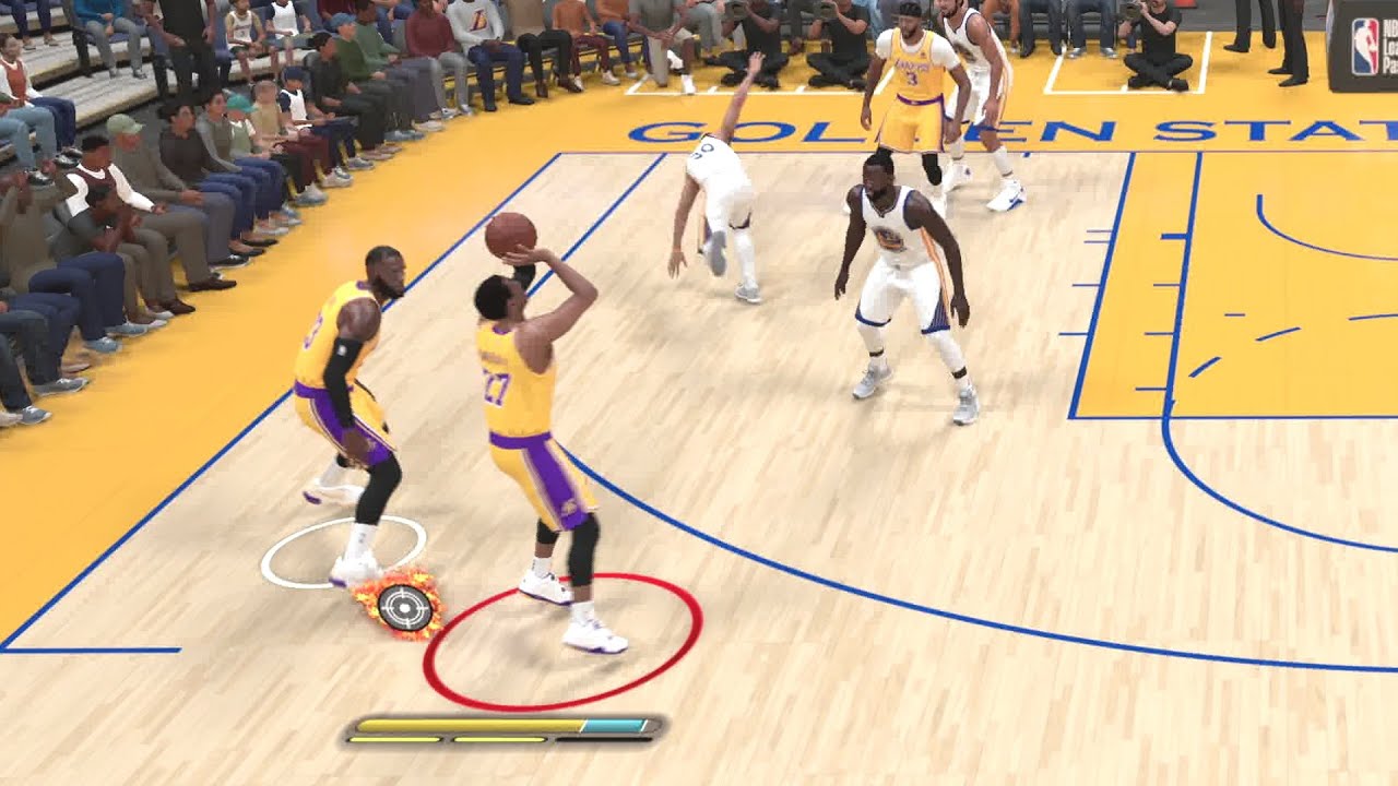 NBA 2K24 My Career Starting 5 - Sent Curry Flying With Lakers! - YouTube