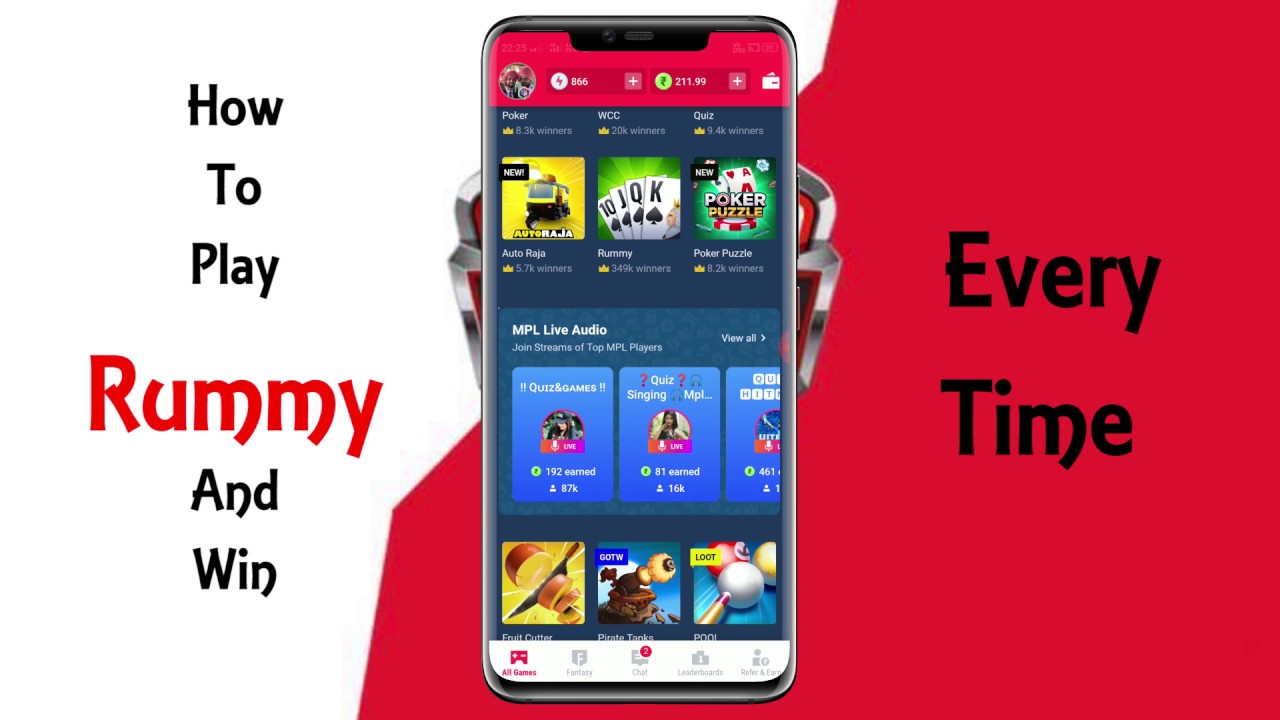 Earn money in lockdown | How to win every game of rummy | Mpl Rummy ...