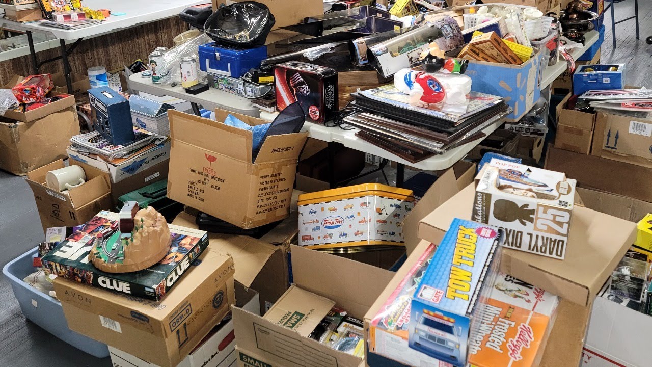 Last Live auction from the Toy Store.. Selling Reseller boxed mixed ...