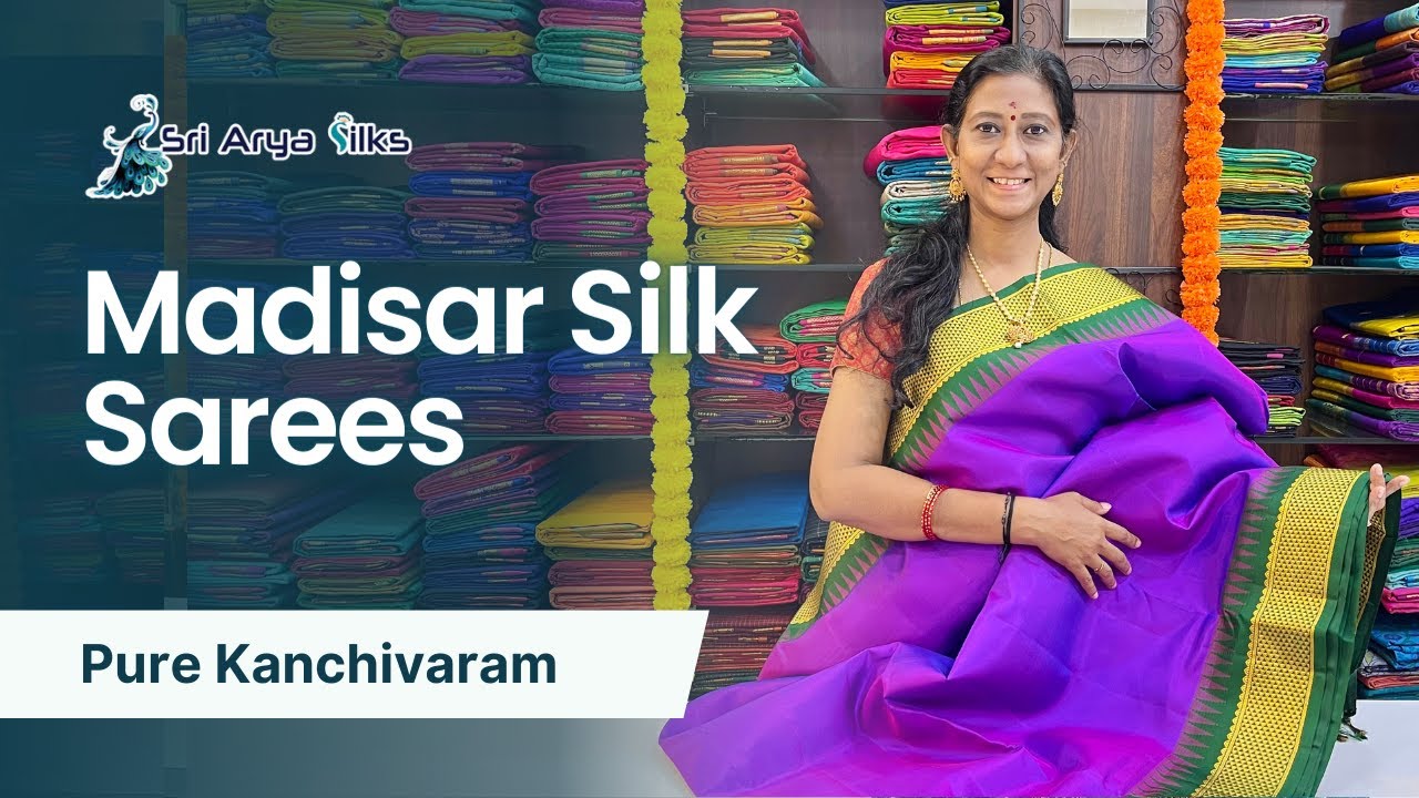Madisar Maami Pure Silk Sarees (Aadi Sale) - Sri Arya Silks - YouTube