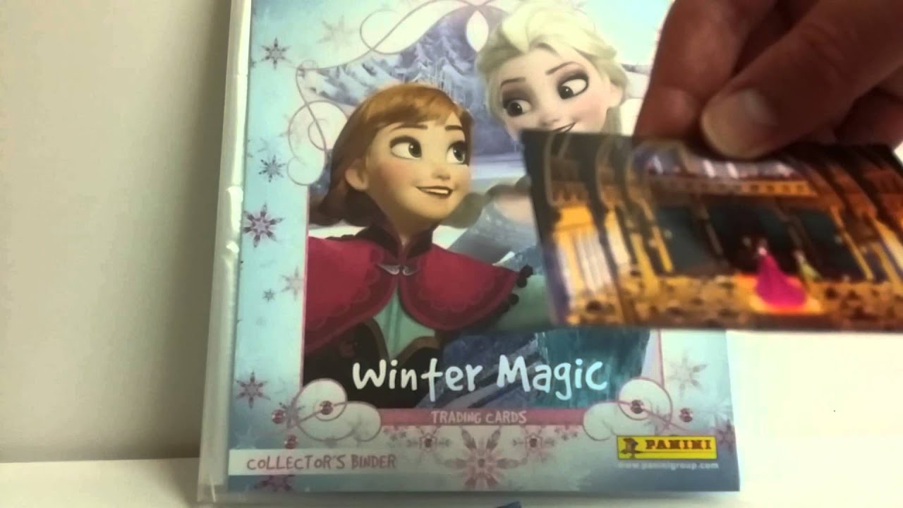 Disney's Frozen Winter Magic Panini Starter Set And 3 Booster Pack ...