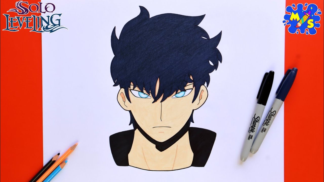 How to Draw Sung Jin Woo Step by Step || Solo Leveling Drawing - YouTube
