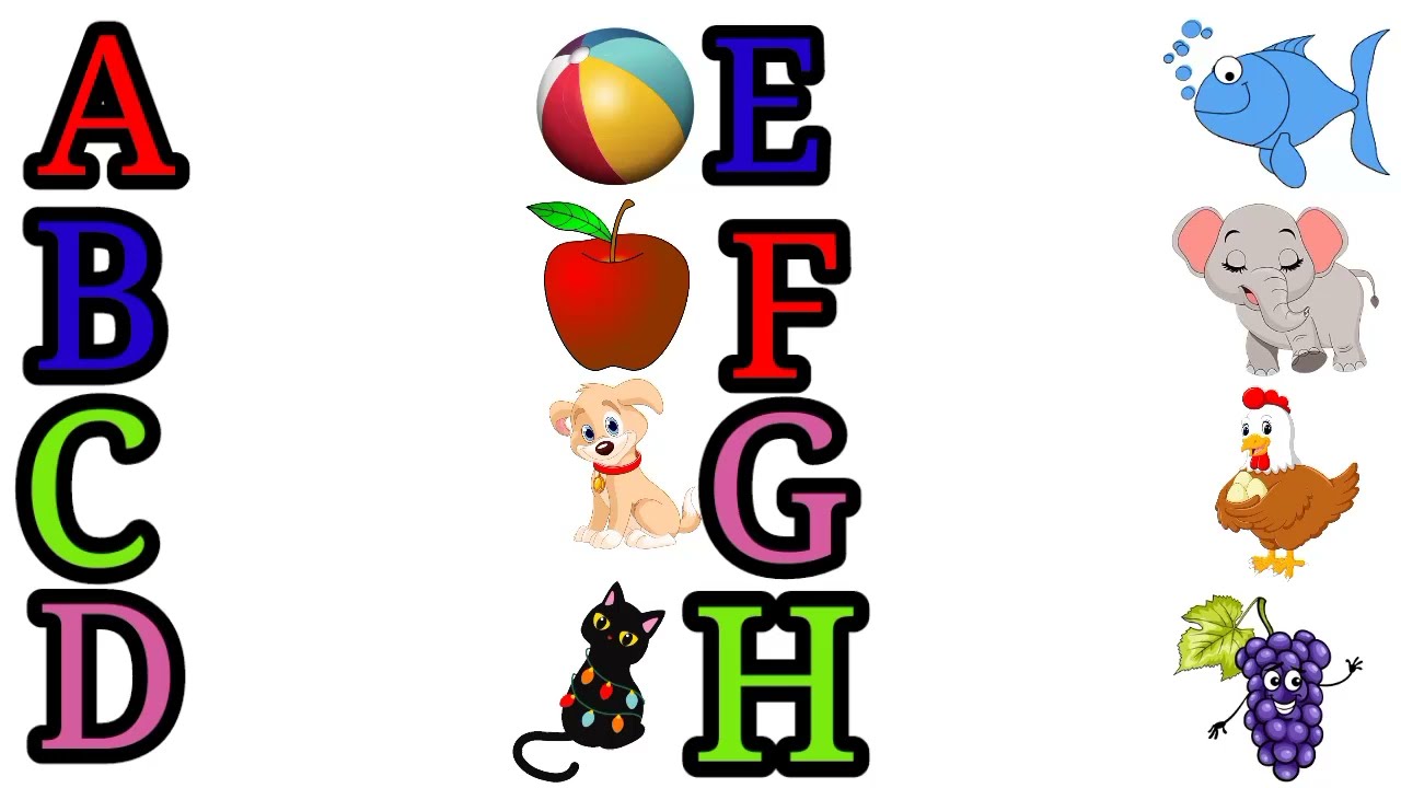 A to Z Matching Activity || matching alphabet letters with pictures ...