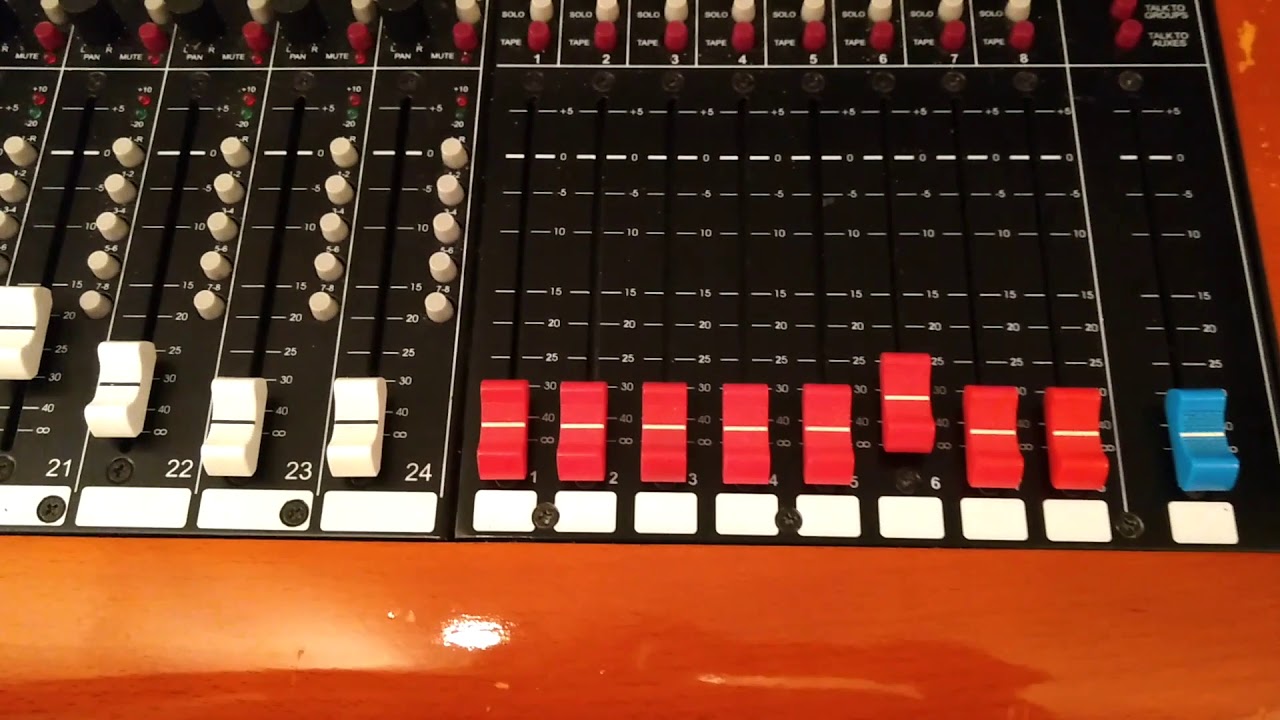 Studio B: Toft Walk through - Buttons, switches, and faders on analog ...