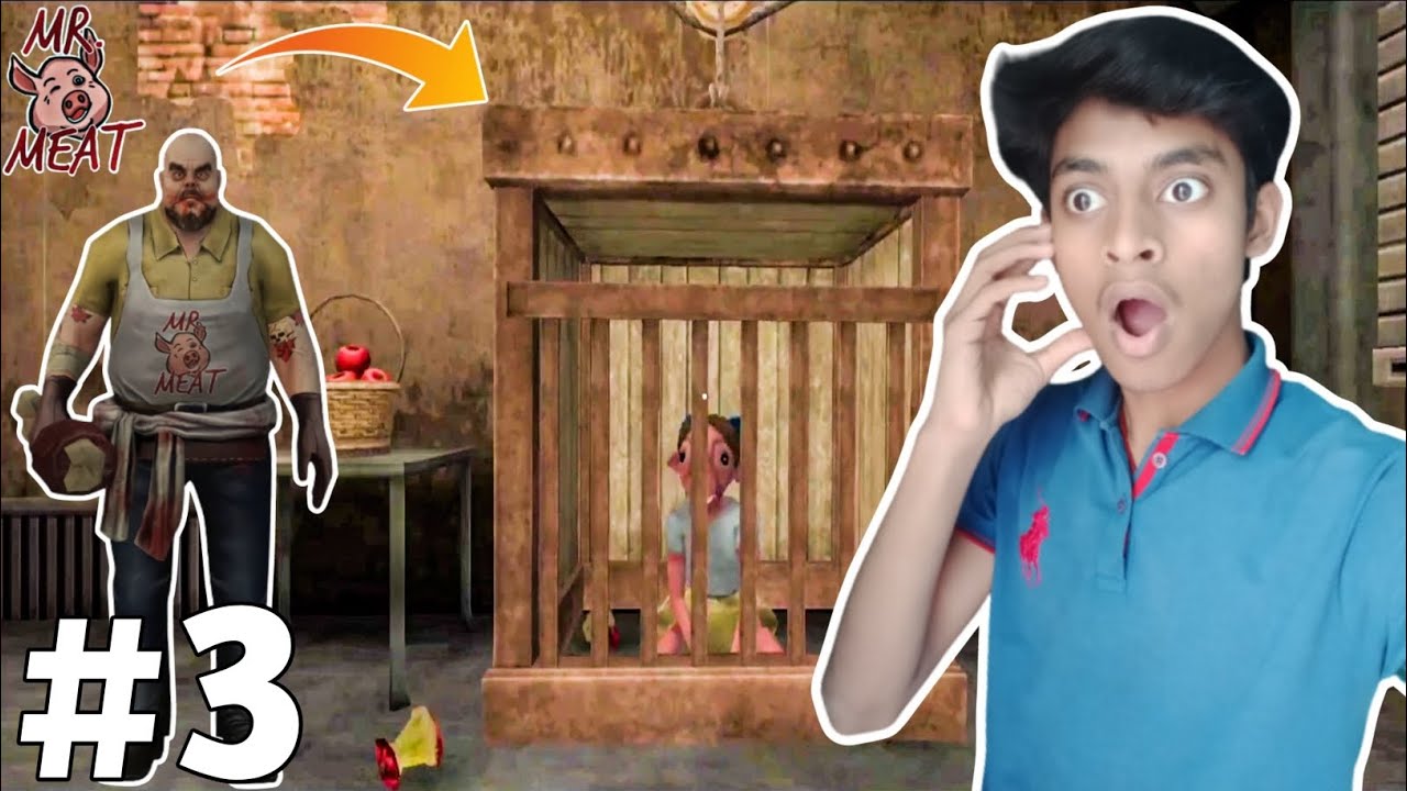 KIDNAPPER MR MEAT UNCLE | MR MEAT | MR. MEAT HORROR GAME | MR MEAT FULL ...
