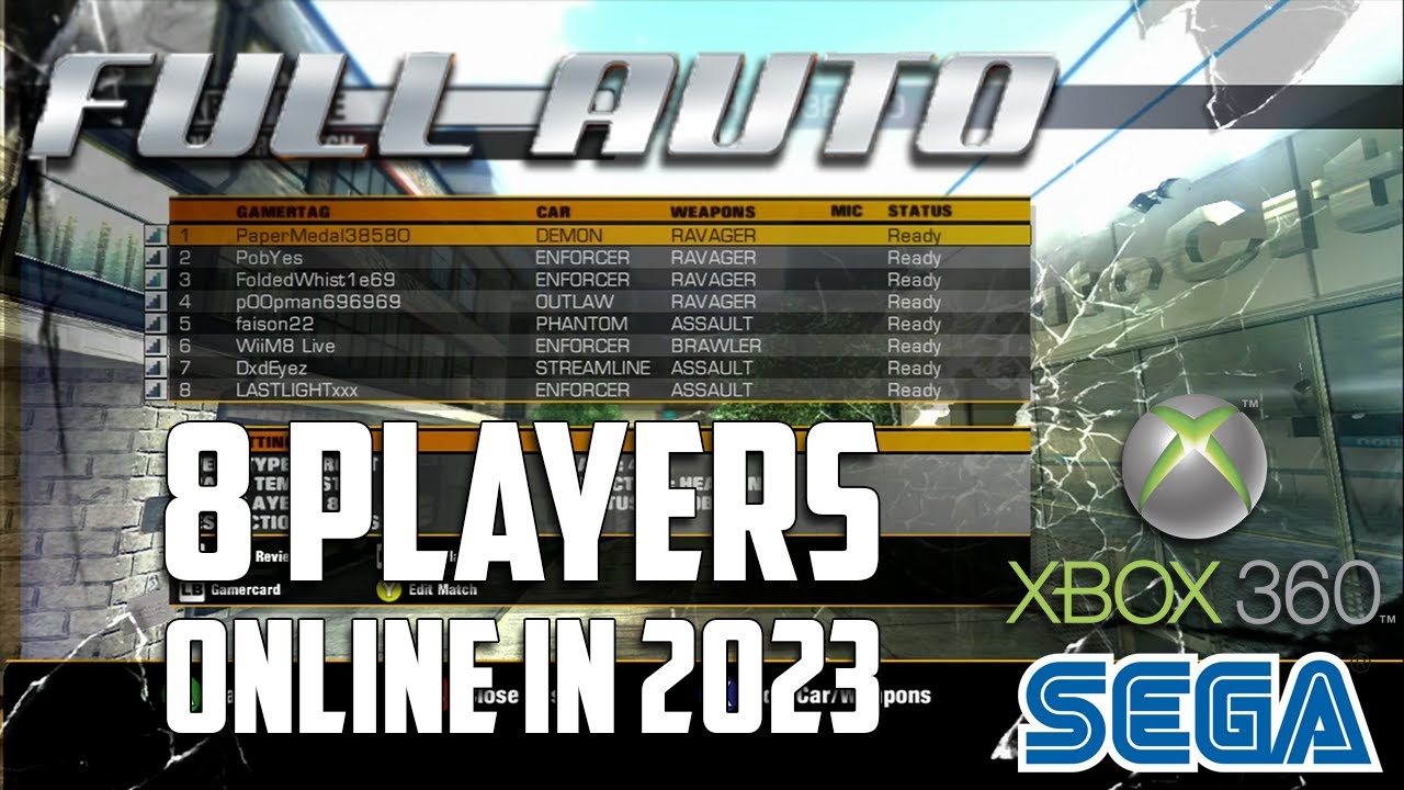 Full Auto (Xbox 360) - Full 8 Player Online Multiplayer 2023 - YouTube