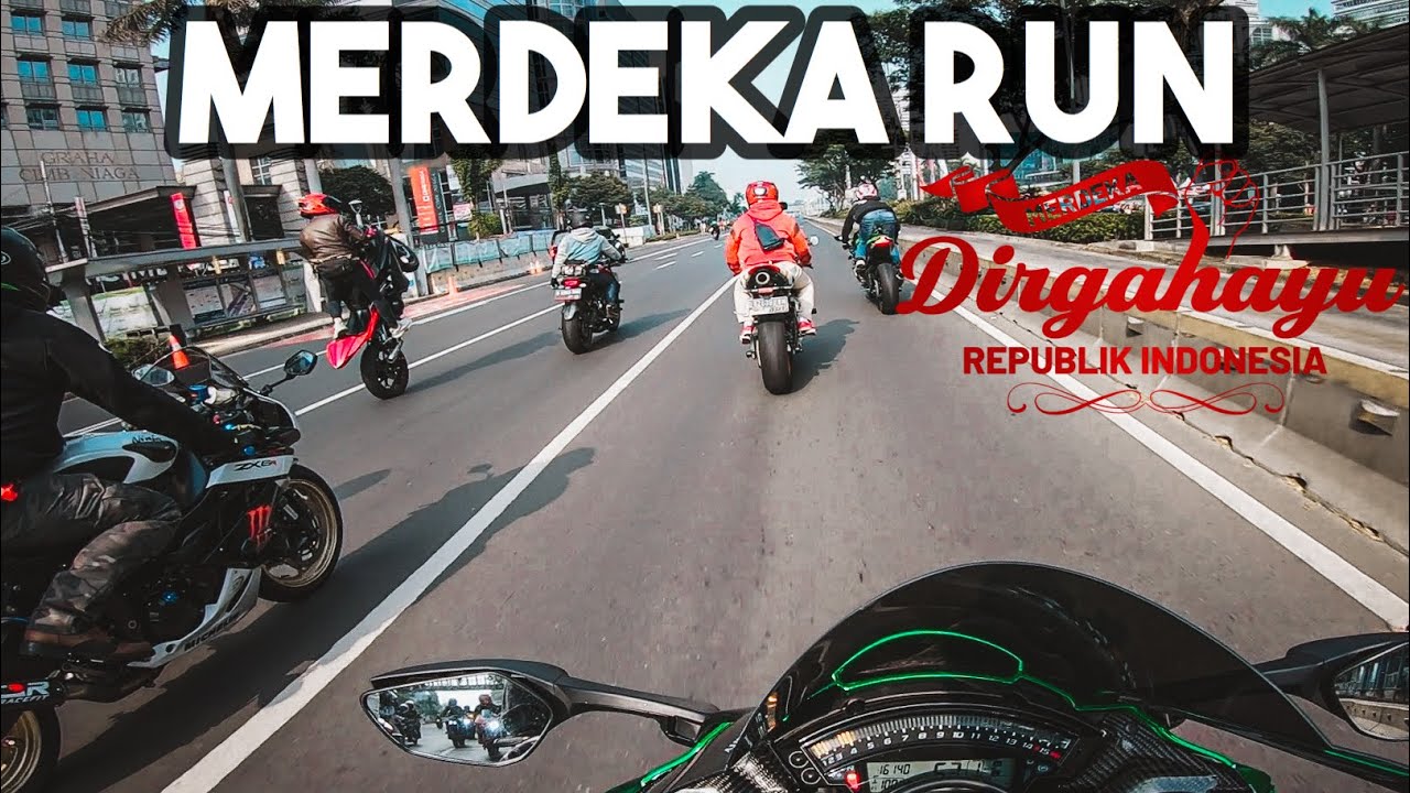 RIDING MERDEKA RUN 2020 - YouTube