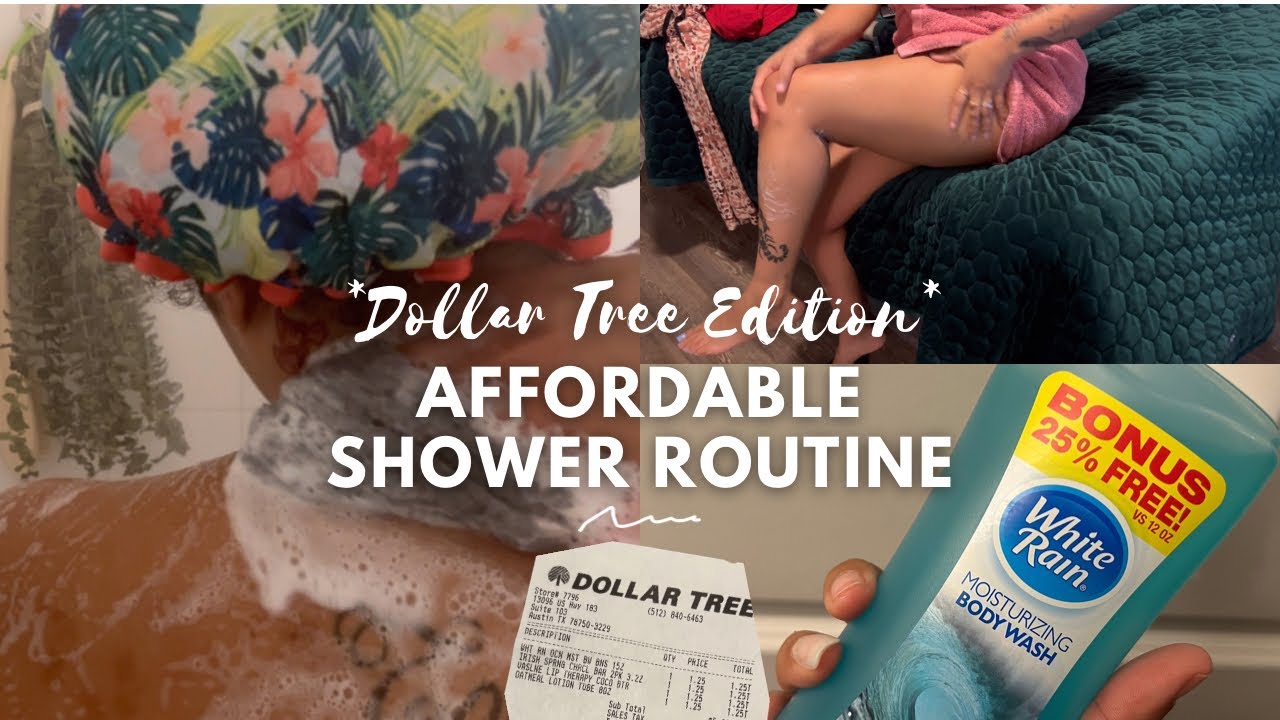 MY AFFORDABLE SHOWER ROUTINE | *Dollar Tree Edition* | FEMININE HYGIENE ...