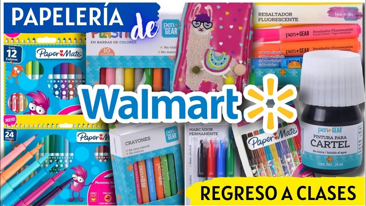 PAPELERÍA DE WALMART / REGRESO A CLASES 2022 - YouTube